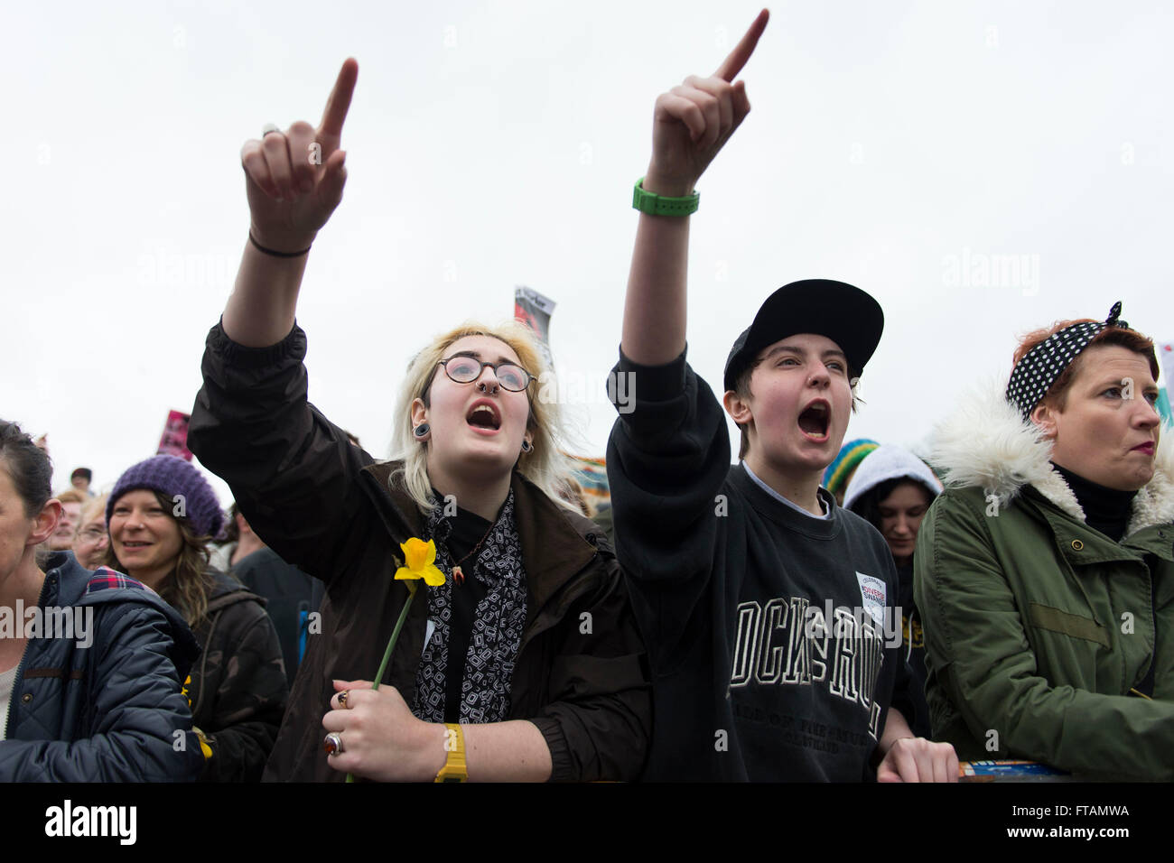 National Front members attend a White Pride rally in Castle Square ...