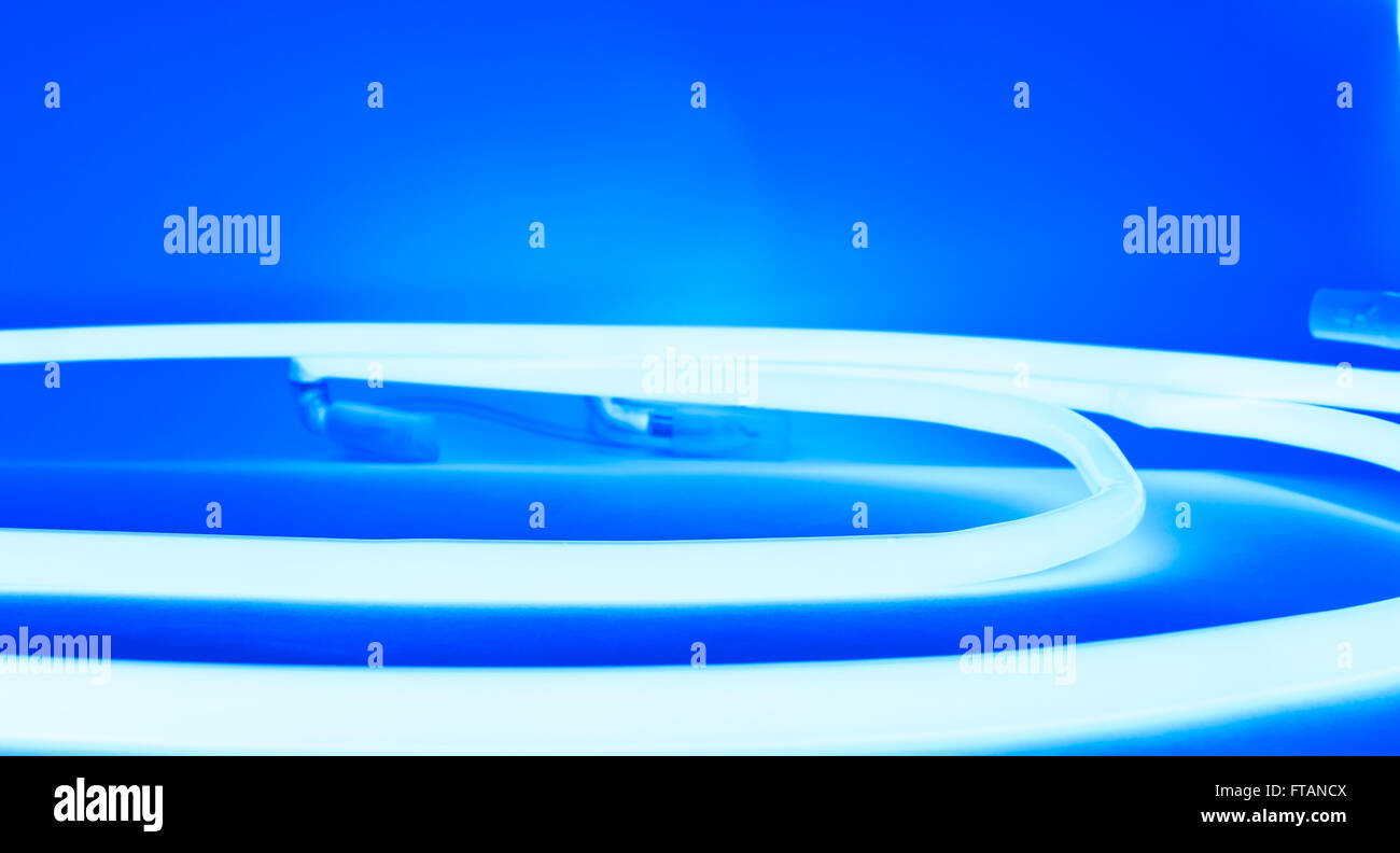Blue abstract neon background Stock Photo - Alamy