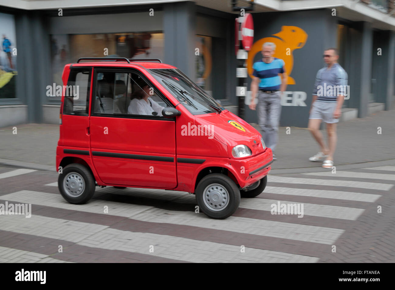 A Canta two-seat microcar specifically created for disabled drivers in ...