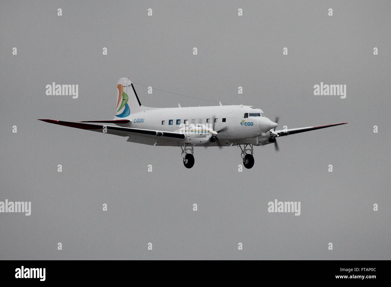 C-GGSU, a Basler BT-67 (a converted Douglas DC-3/C-47) operated by CGG ...