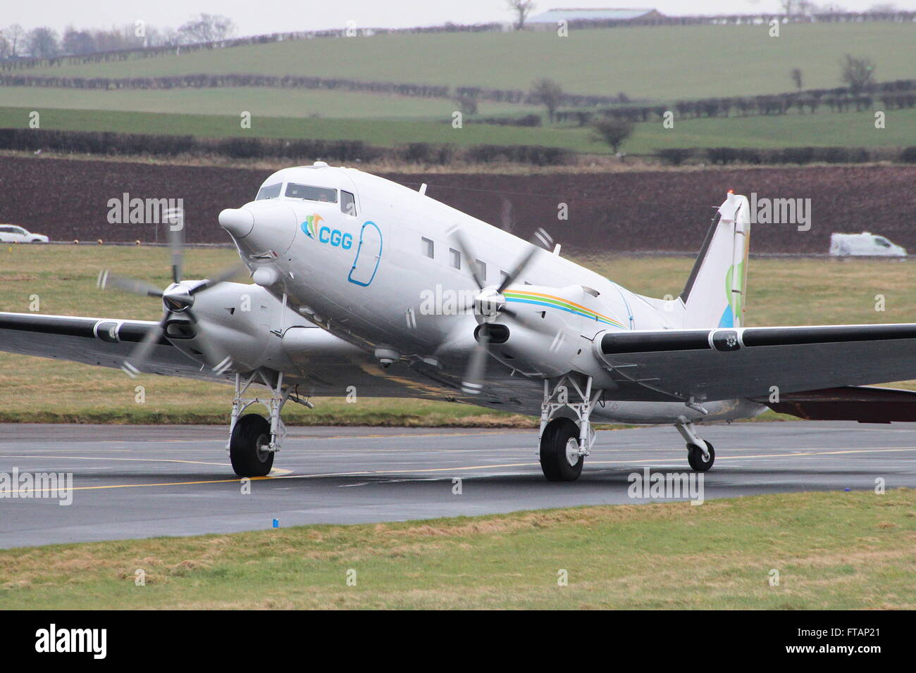 C-GGSU, a Basler BT-67 (a converted Douglas DC-3/C-47) operated by CGG ...