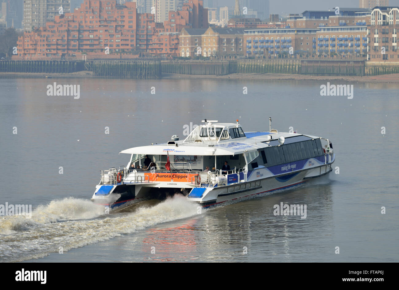 Thames clippers river bus hi-res stock photography and images - Alamy