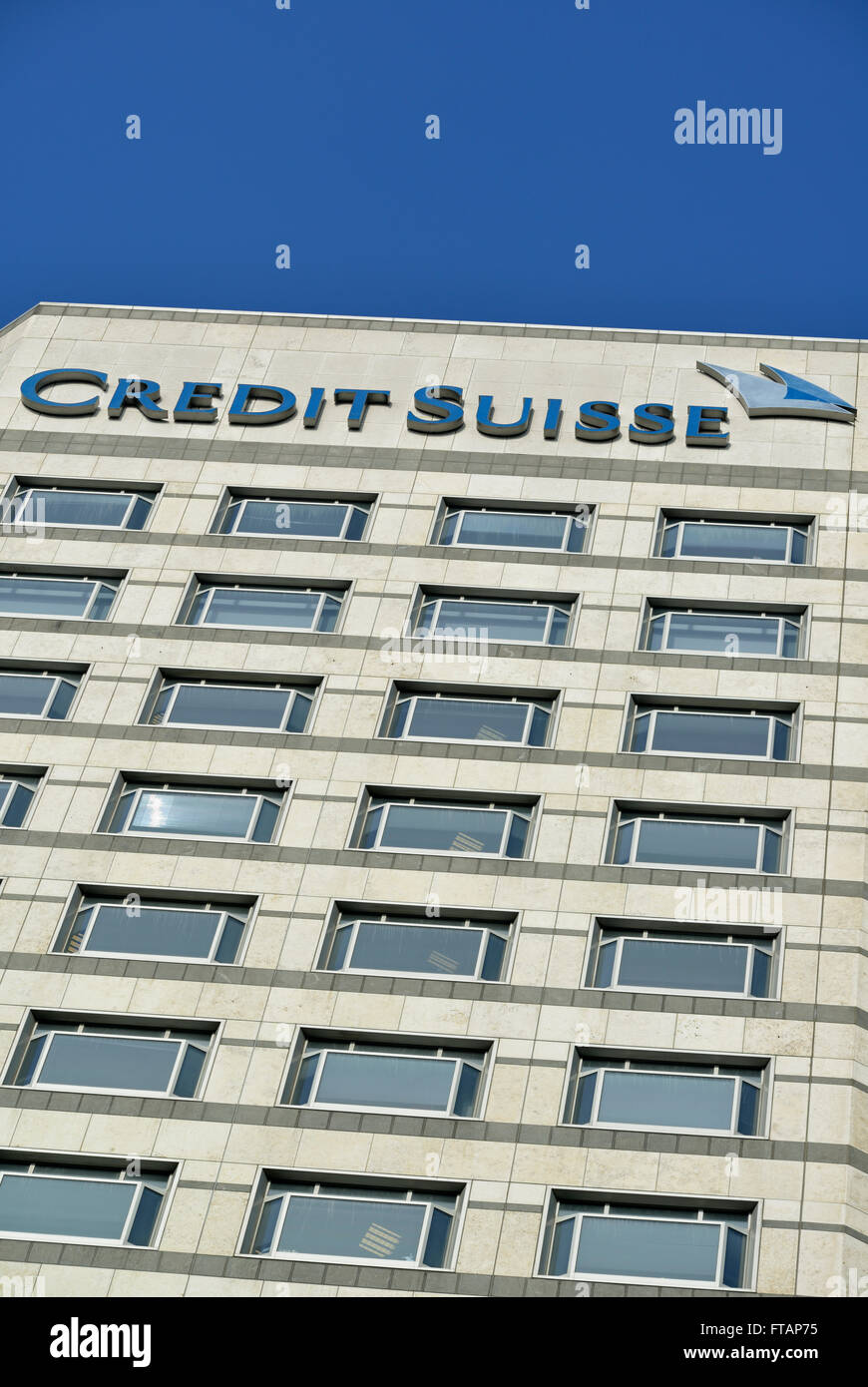 Credit Suisse, One cabot square, Canary Wharf, London E14, United ...