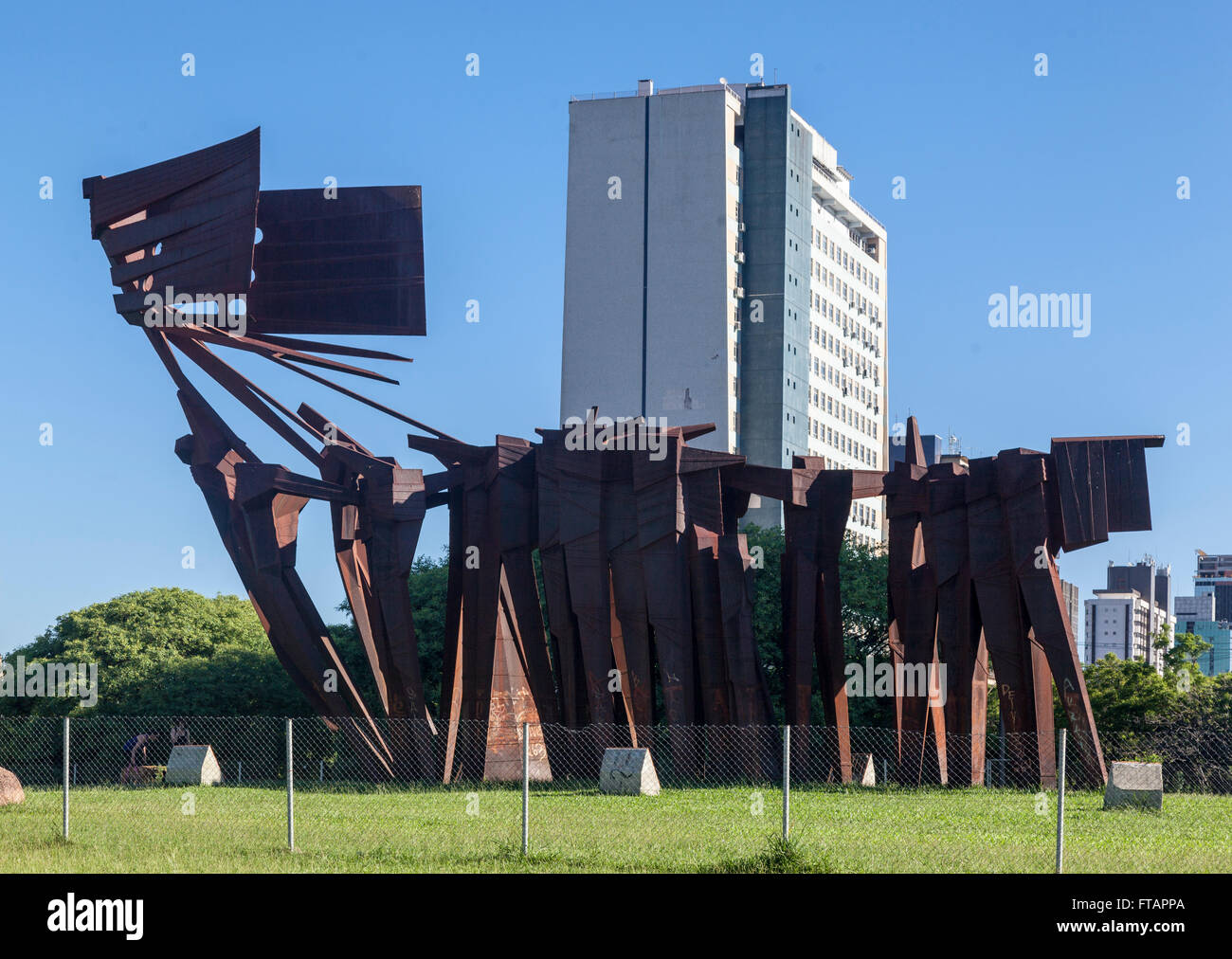 Azores Monument Porto Alegre Brazil Stock Photo - Alamy