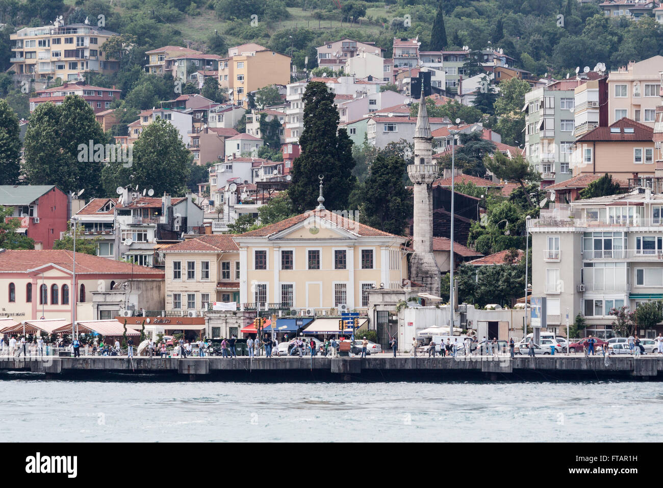 Bosphorus Istanbul Historical Pier Stock Photo - Alamy