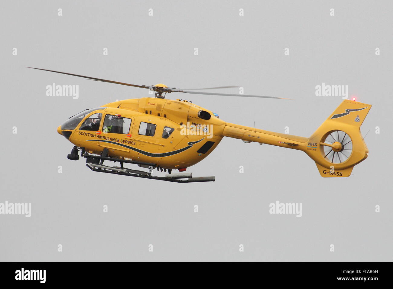 G-SASS, a Eurocopter EC145 (Airbus H145) operated by Bond Helicopters ...