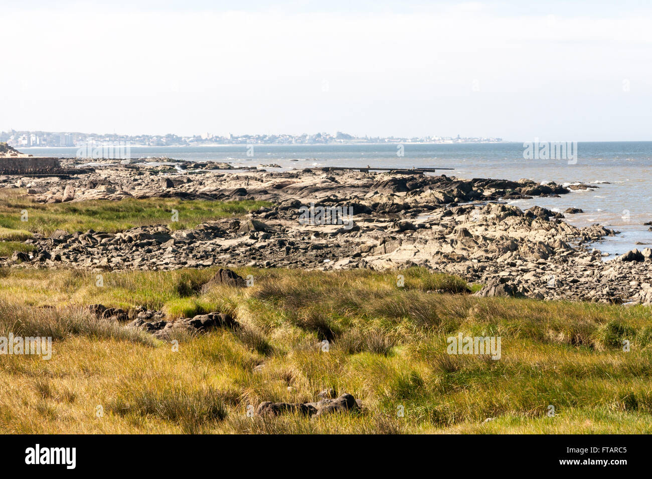 Plata River Rambla Montevideo Uruguay Stock Photo - Alamy