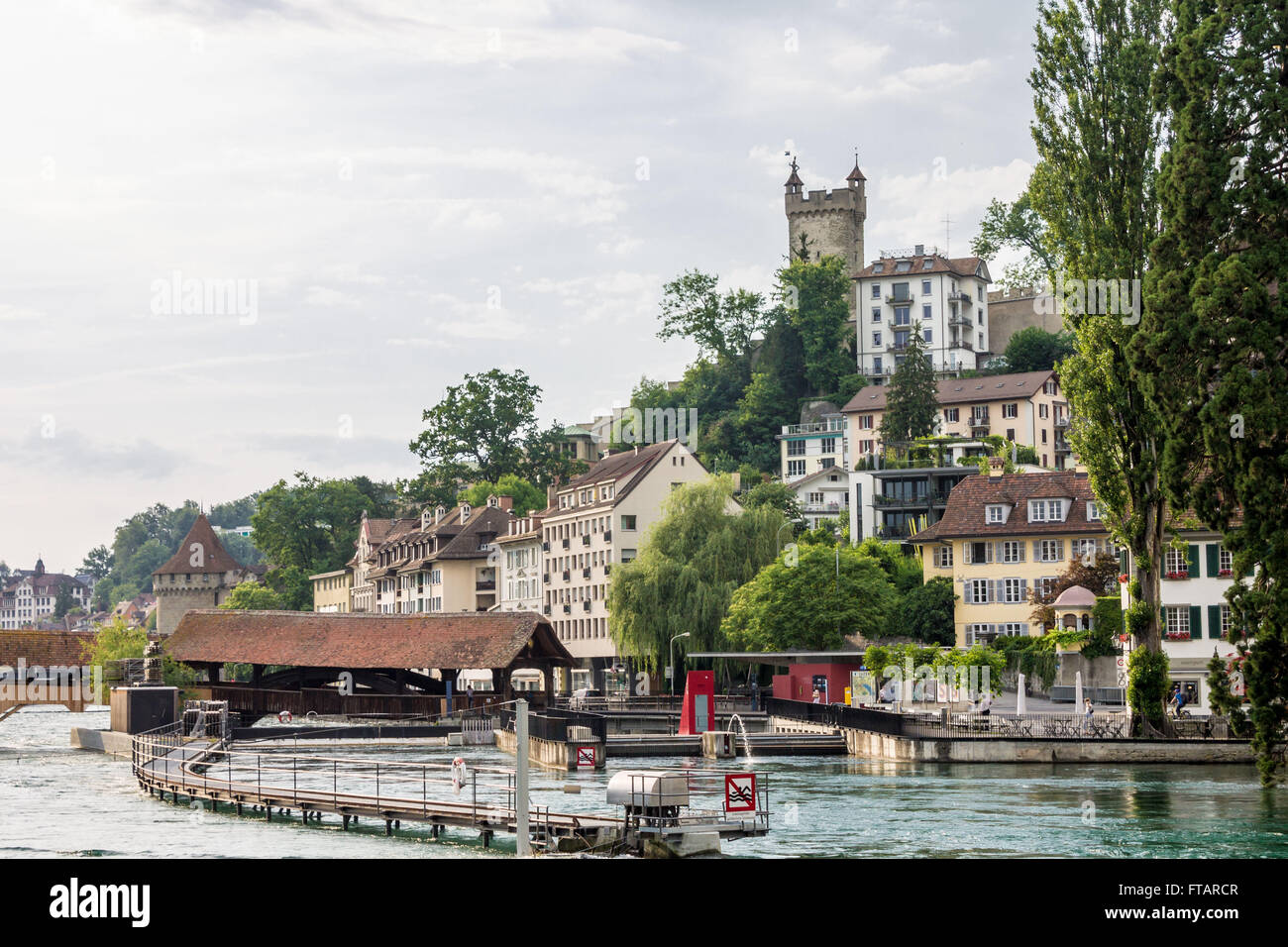 Reuss River Lucerne, Switzerland Stock Photo - Alamy