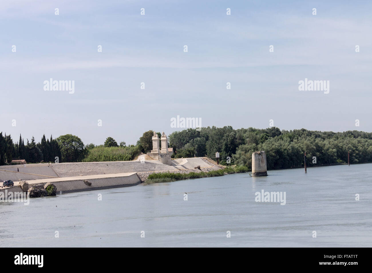 Lions Rhone River Arles Provence France Stock Photo - Alamy