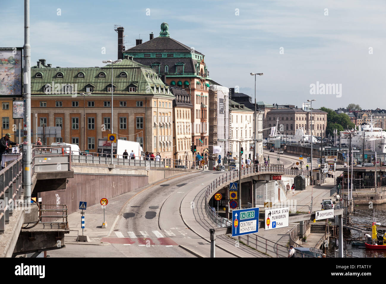 Gamla Stan Downtown Stockholm Sweden Stock Photo - Alamy
