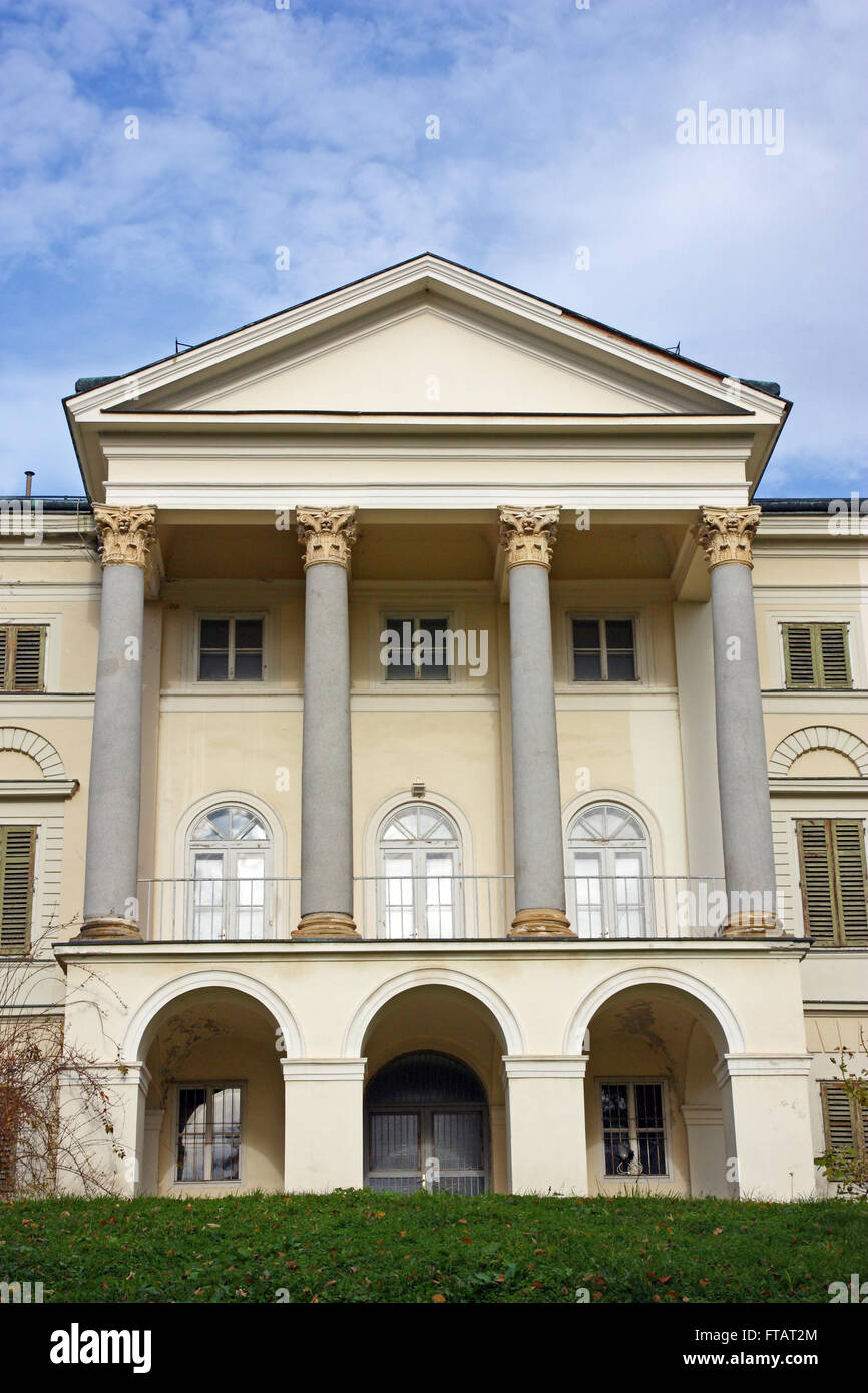 Janusevec castle, located in Prigorje Brdovecko, near Zagreb. It is the ...