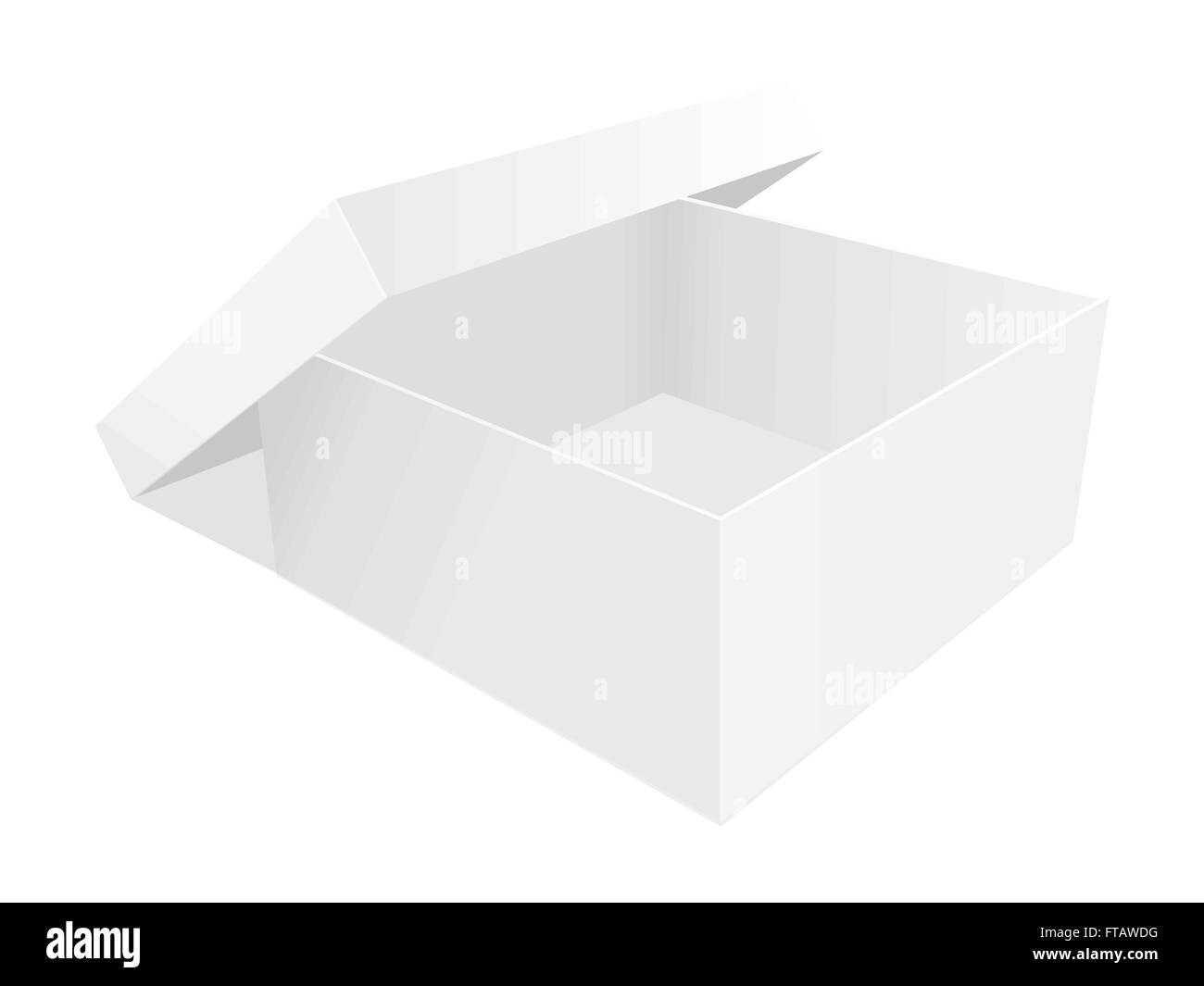 empty paper box vector illustration Stock Vector Image & Art - Alamy