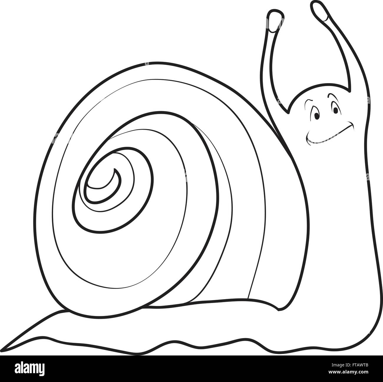 Decorative contour Black and White Stock Photos & Images - Alamy