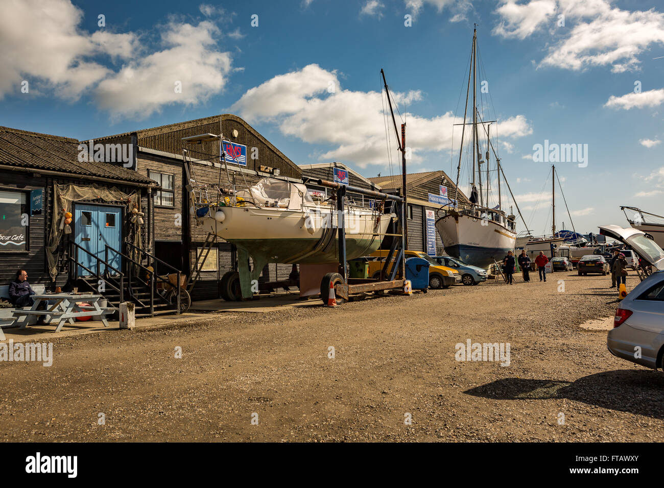 Warbleswick marina on the Suffolk coast Stock Photo - Alamy