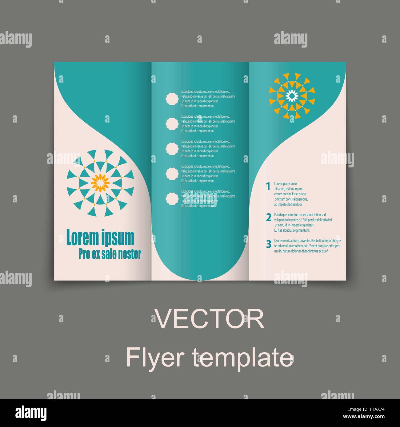 Abstract template brochure for design Stock Vector Image & Art - Alamy