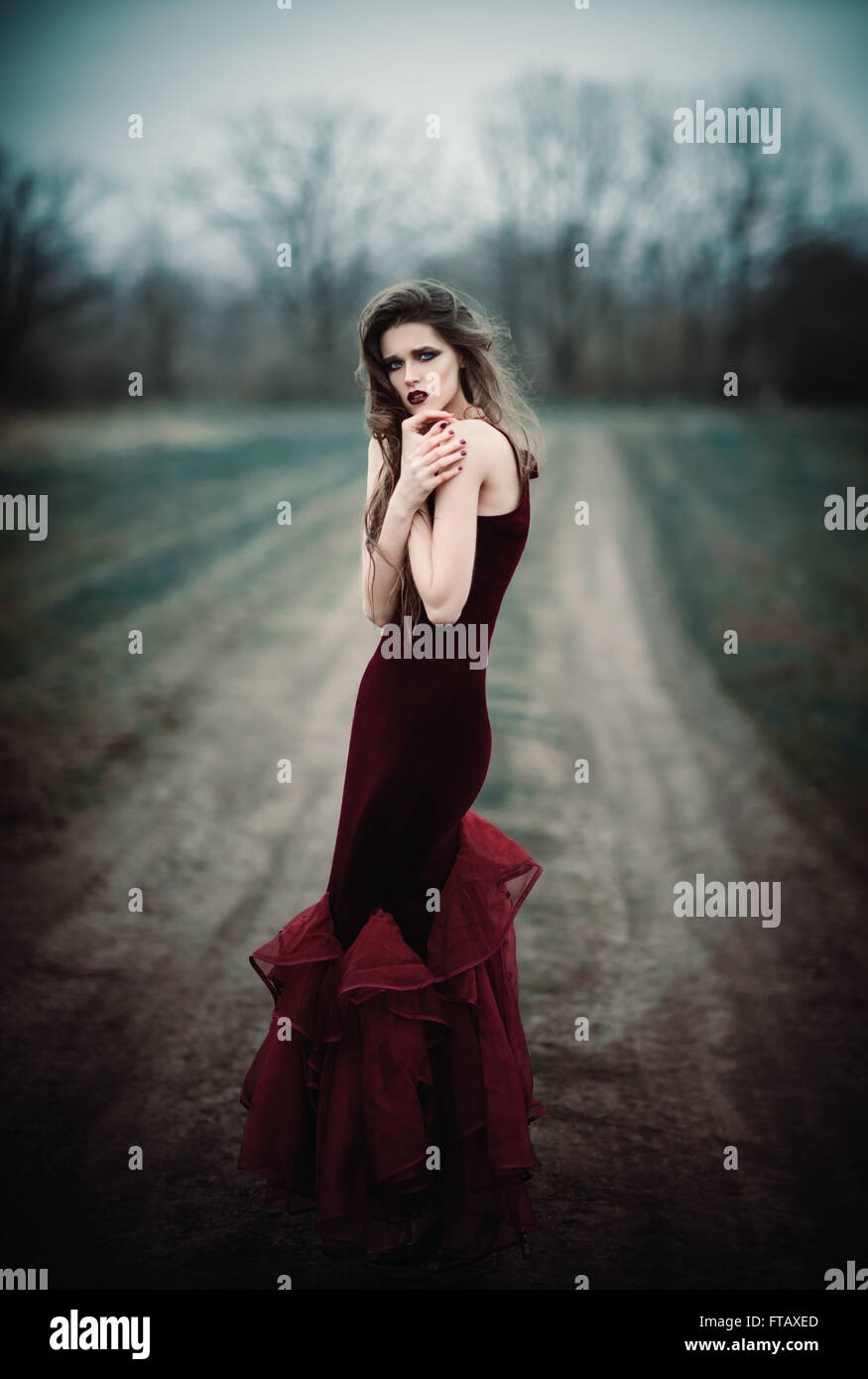 Sad person in a field hi-res stock photography and images - Alamy