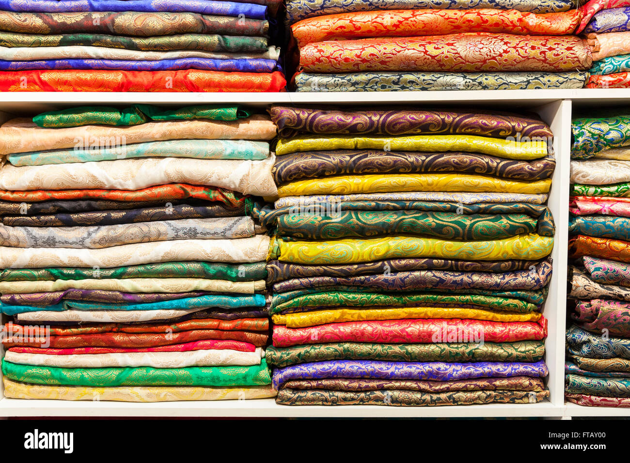 Indian fabrics hi-res stock photography and images - Alamy
