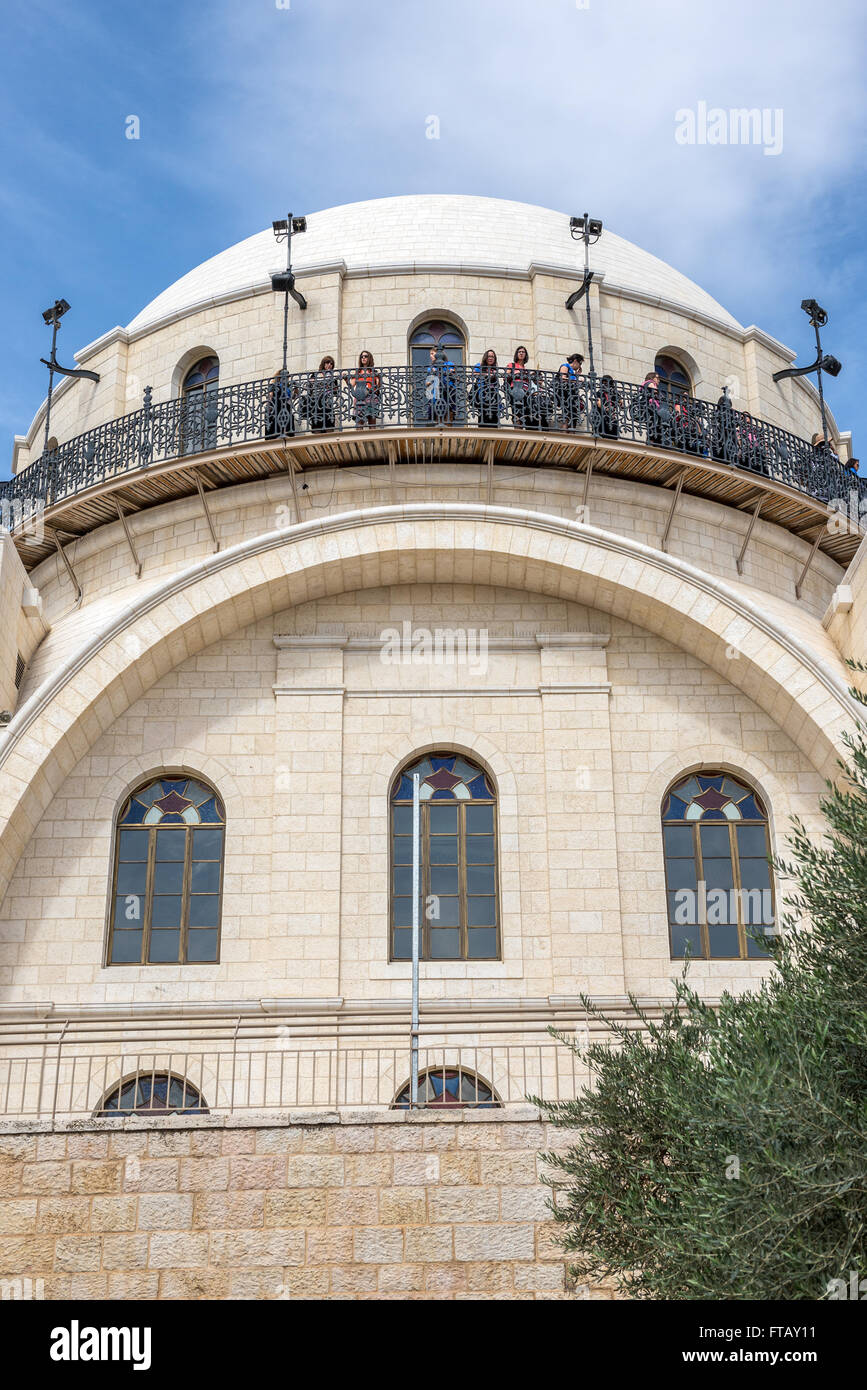 Hurva Synagogue in the Jewish Quarter of the Old City of Jerusalem ...