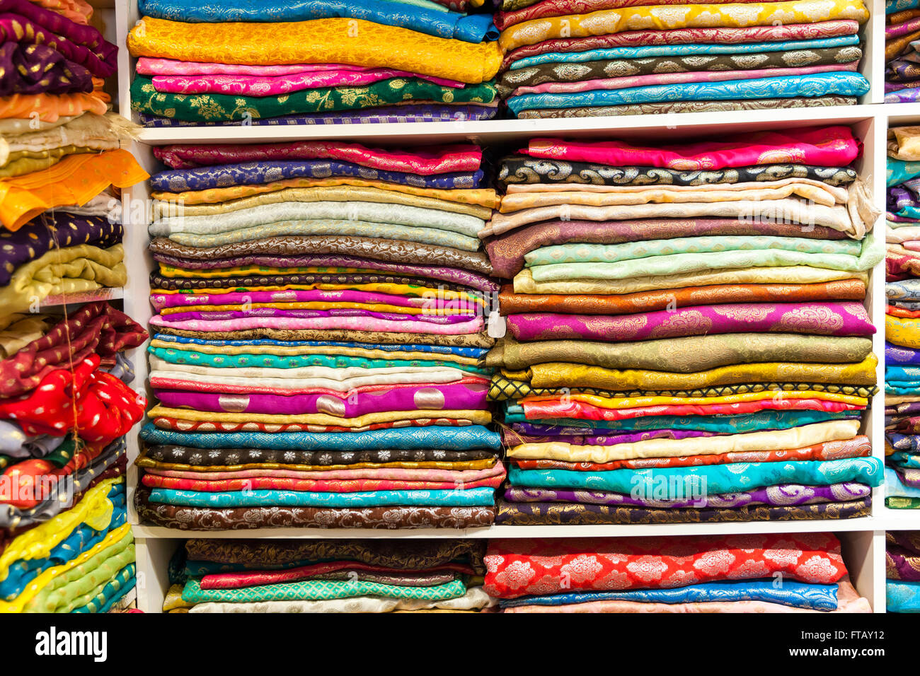 Indian fabrics hi-res stock photography and images - Alamy
