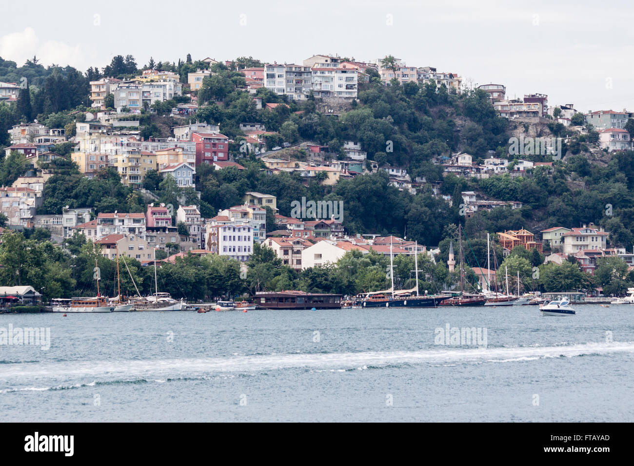 Bosphorus Istanbul Historical Buildings Stock Photo - Alamy