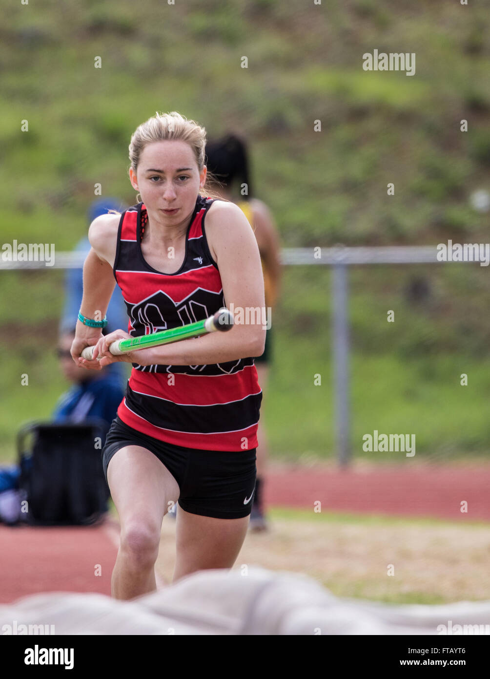 Track and field action in Redding, California Stock Photo - Alamy