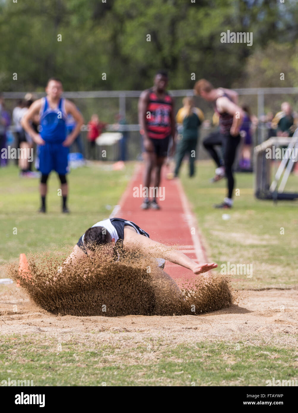 Track and field action in Redding, California Stock Photo - Alamy