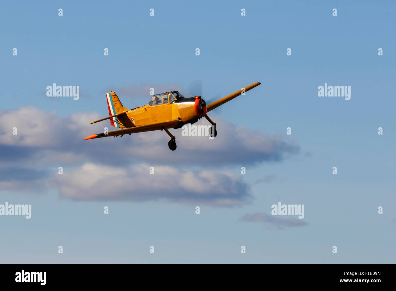 Nord 3202 B1 N78 G-BIZK in flight over Breighton Airfield Stock Photo ...