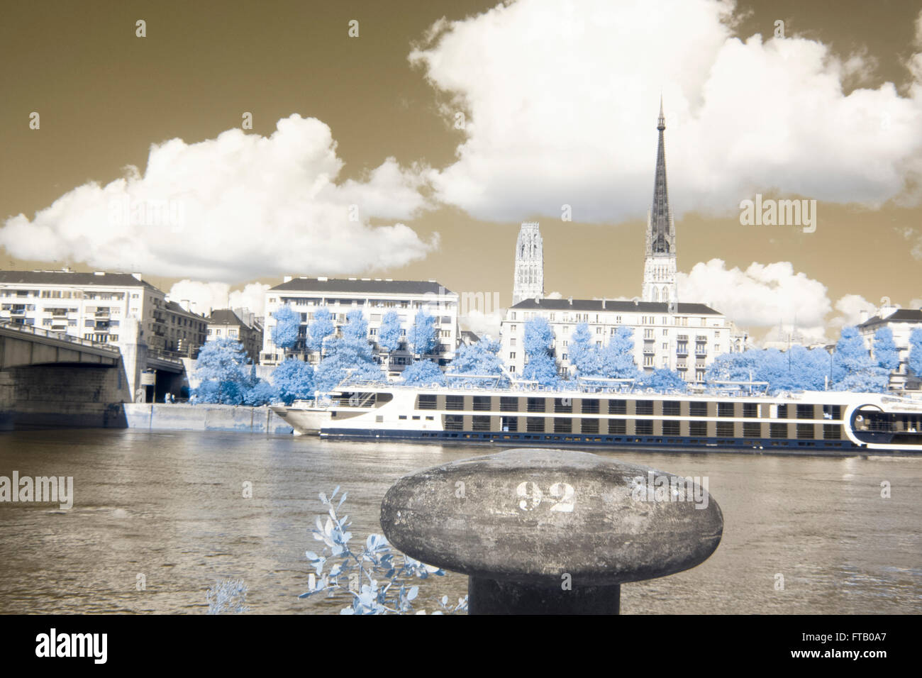 infrared, infrared photography, cloud, water Stock Photo - Alamy