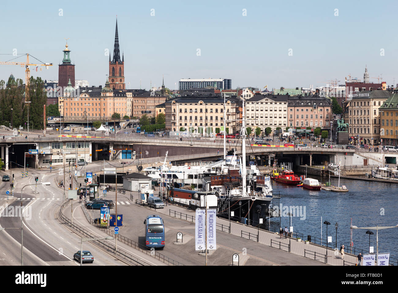 Gamla Stan Downtown Stockholm Sweden Stock Photo - Alamy