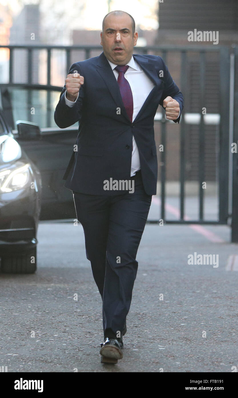 Rick Hoffman outside ITV Studios Featuring: Rick Hoffman Where: London ...