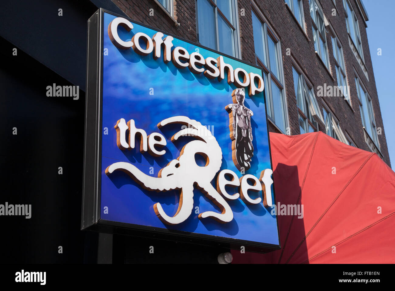 Reef Coffee Shop Sign, Rotterdam; Holland Stock Photo - Alamy Reef Coffee Shop Sign, Rotterdam; Holland Stock Photo - Alamy