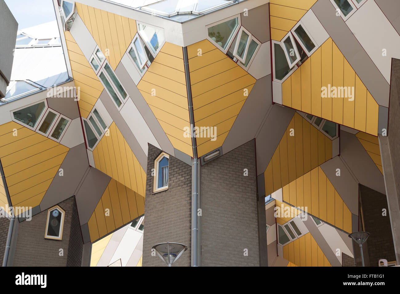 Cube Houses, Blaakse Bos Housing Project by Blom, Rotterdam; Holland ...