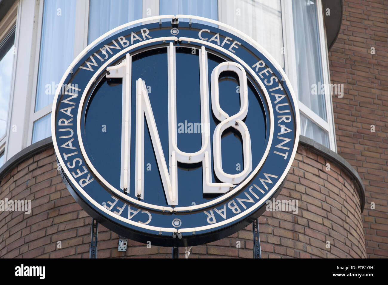 Cafe and Restaurant Sign, Rotterdam, Holland Stock Photo - Alamy