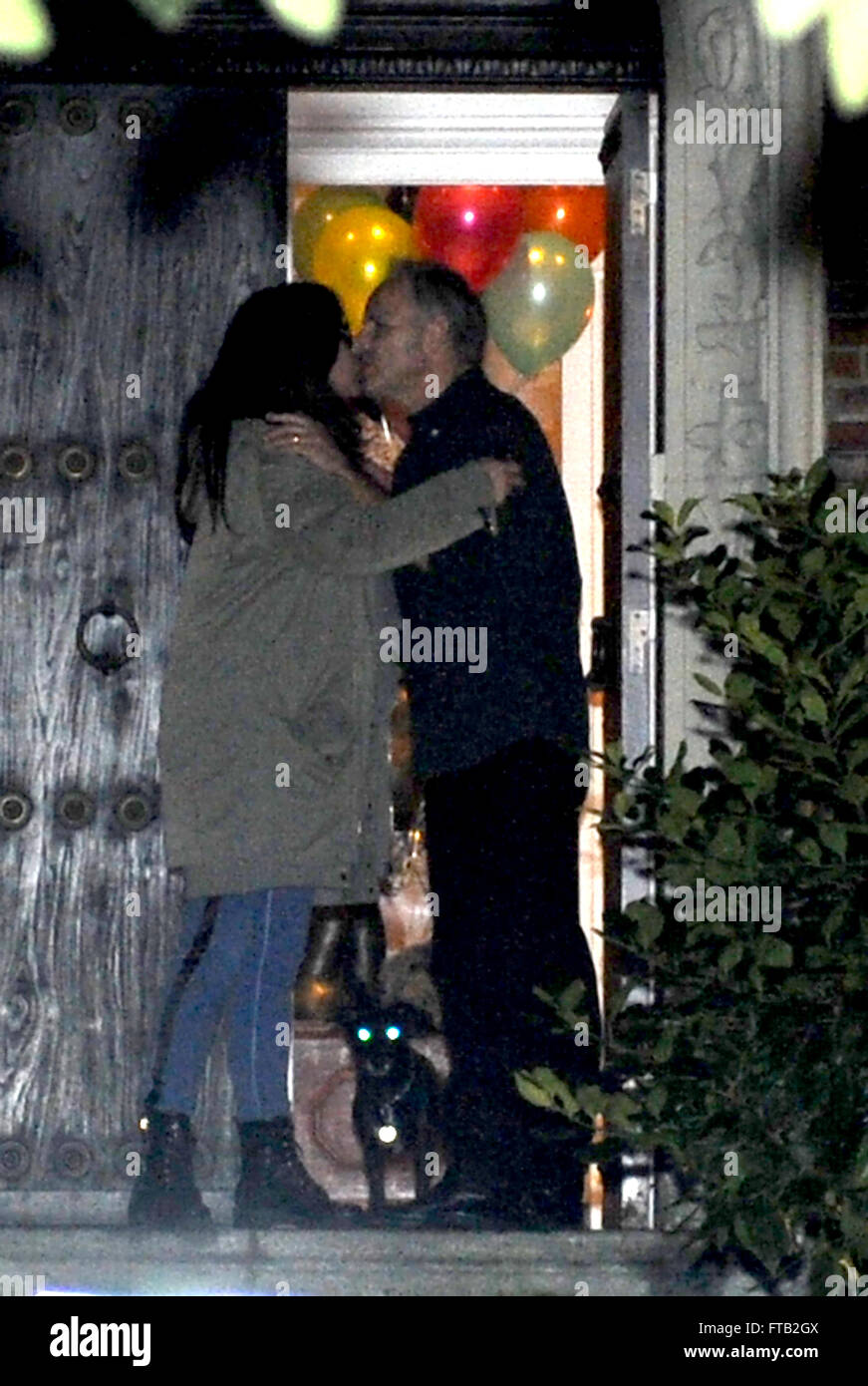 Reinhold Beckmann celebrating his 60th birthday at home with his family ...