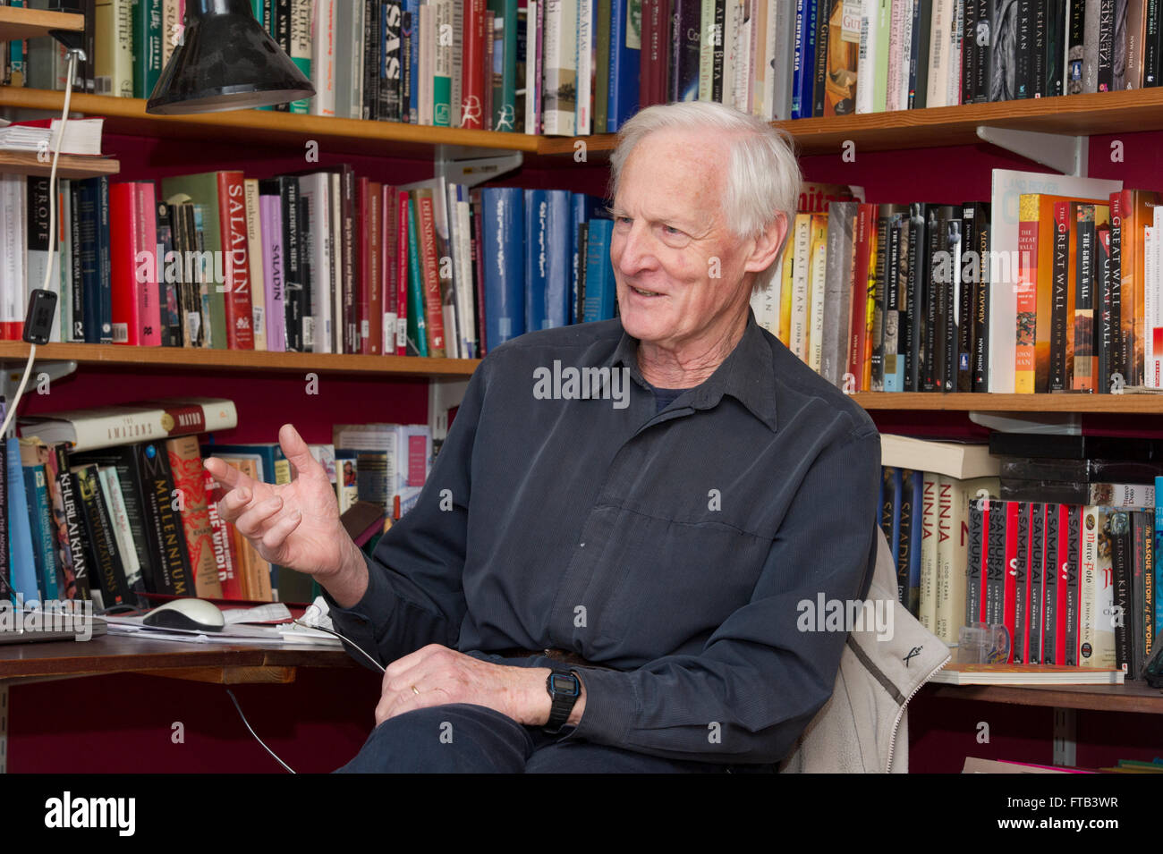 Author and historian John Man Stock Photo - Alamy