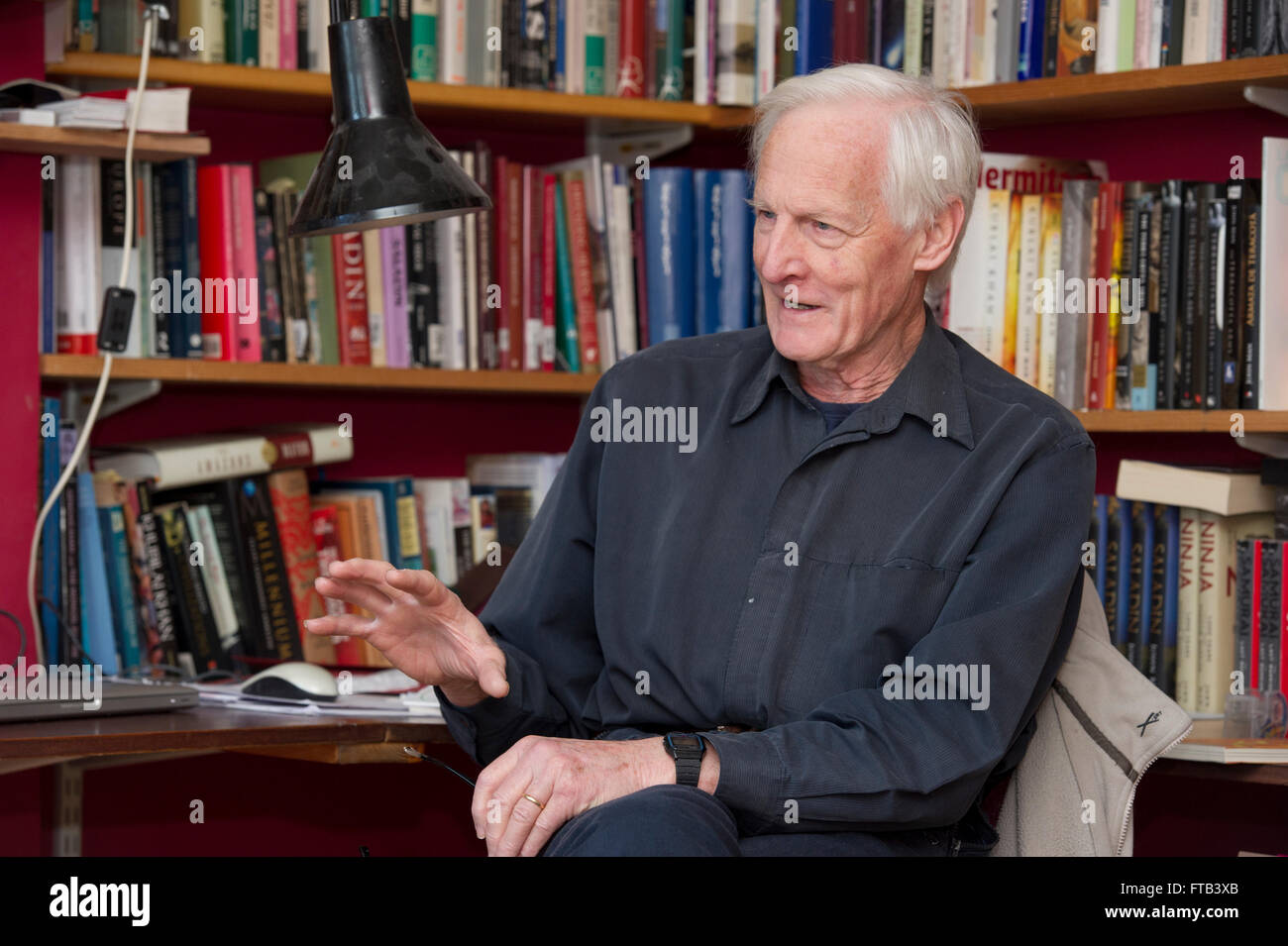 Author and historian John Man Stock Photo - Alamy
