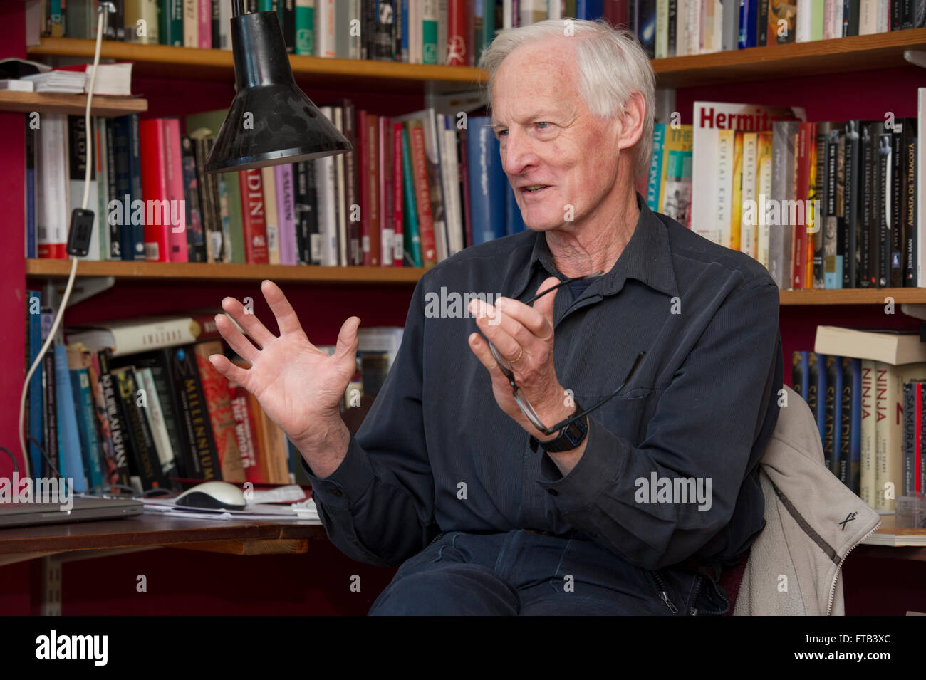 Author and historian John Man Stock Photo - Alamy