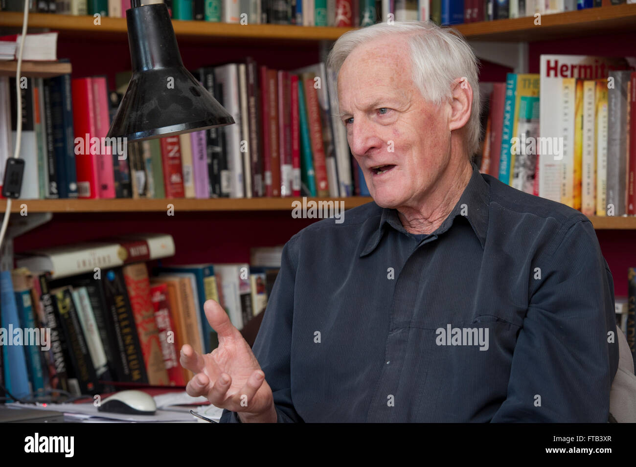 Author and historian John Man Stock Photo - Alamy