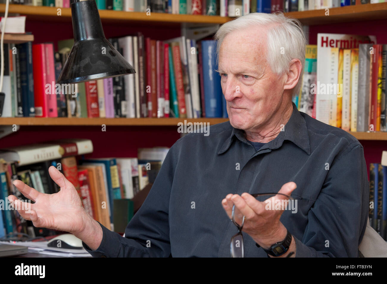 Author and historian John Man Stock Photo - Alamy