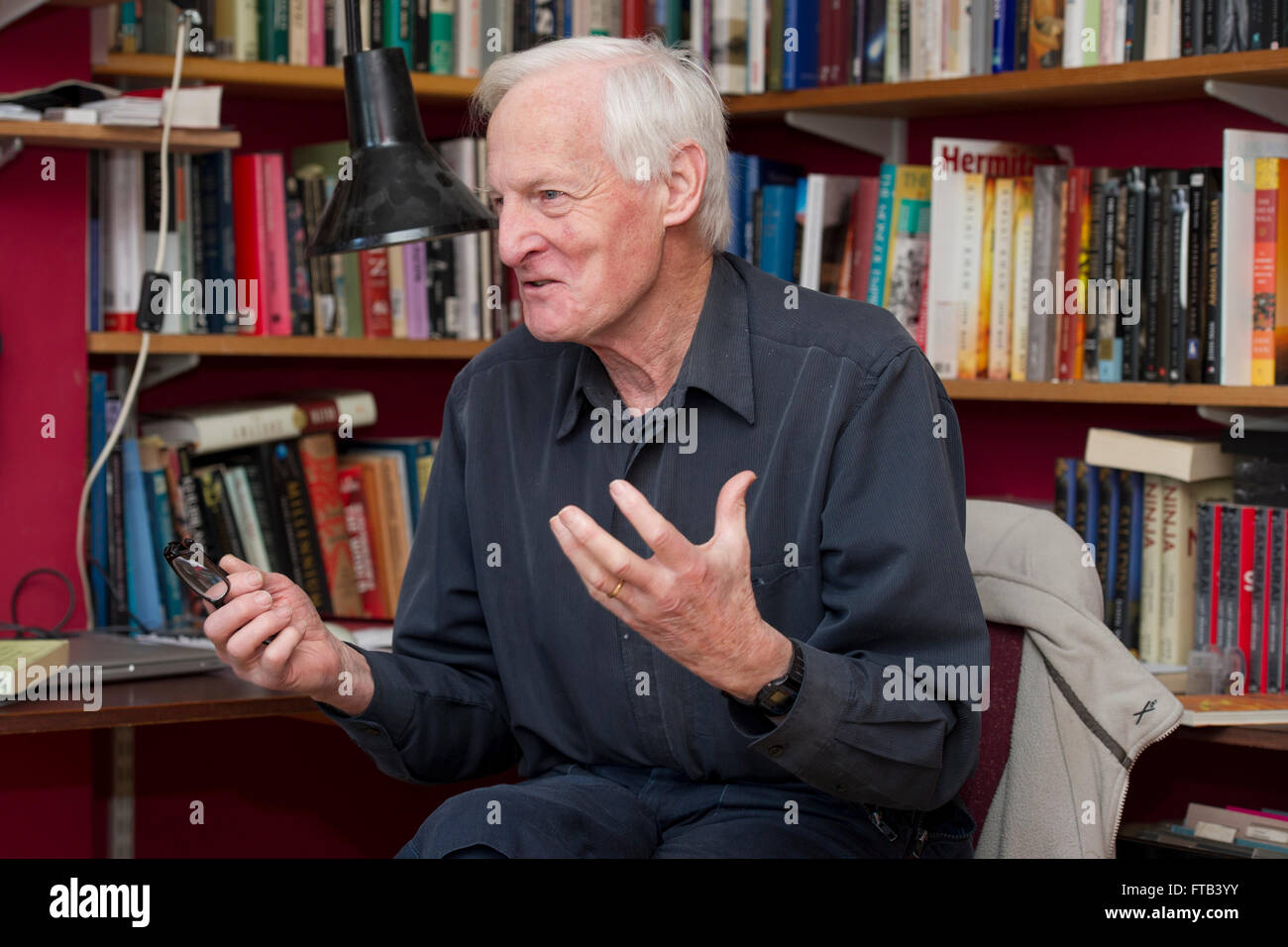 Author and historian John Man Stock Photo - Alamy