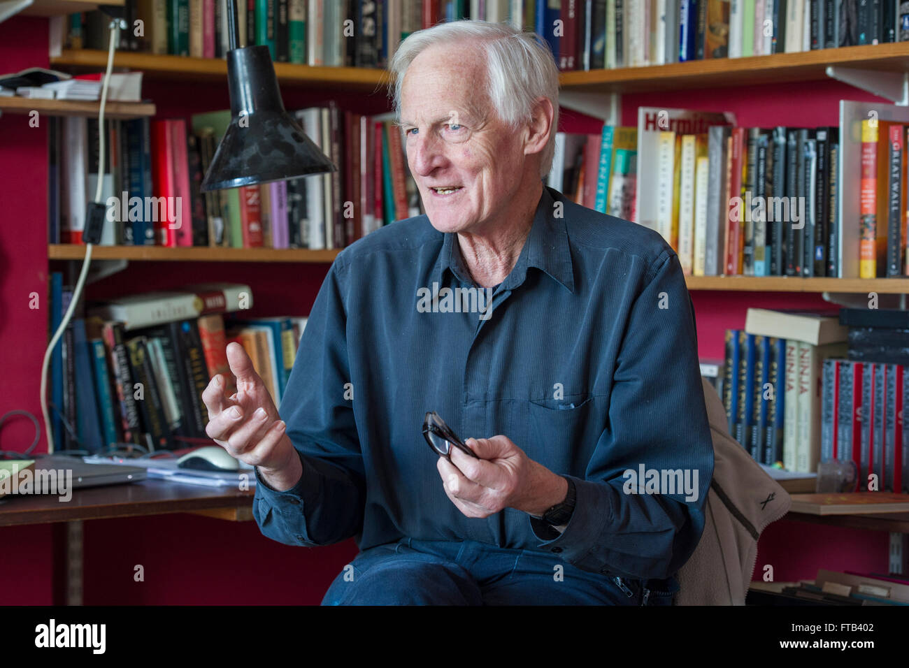 Author and historian John Man Stock Photo - Alamy