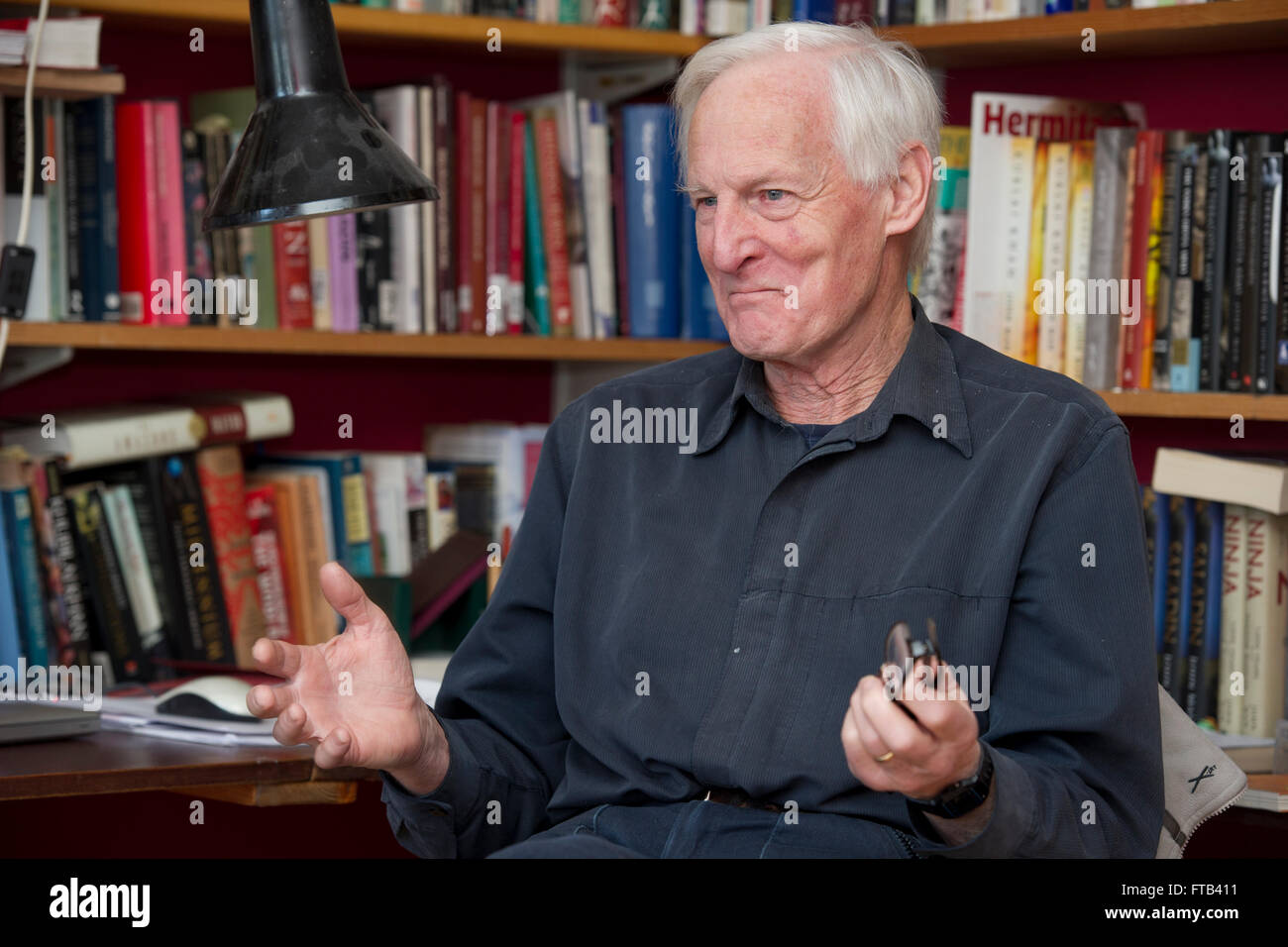 Author and historian John Man Stock Photo - Alamy