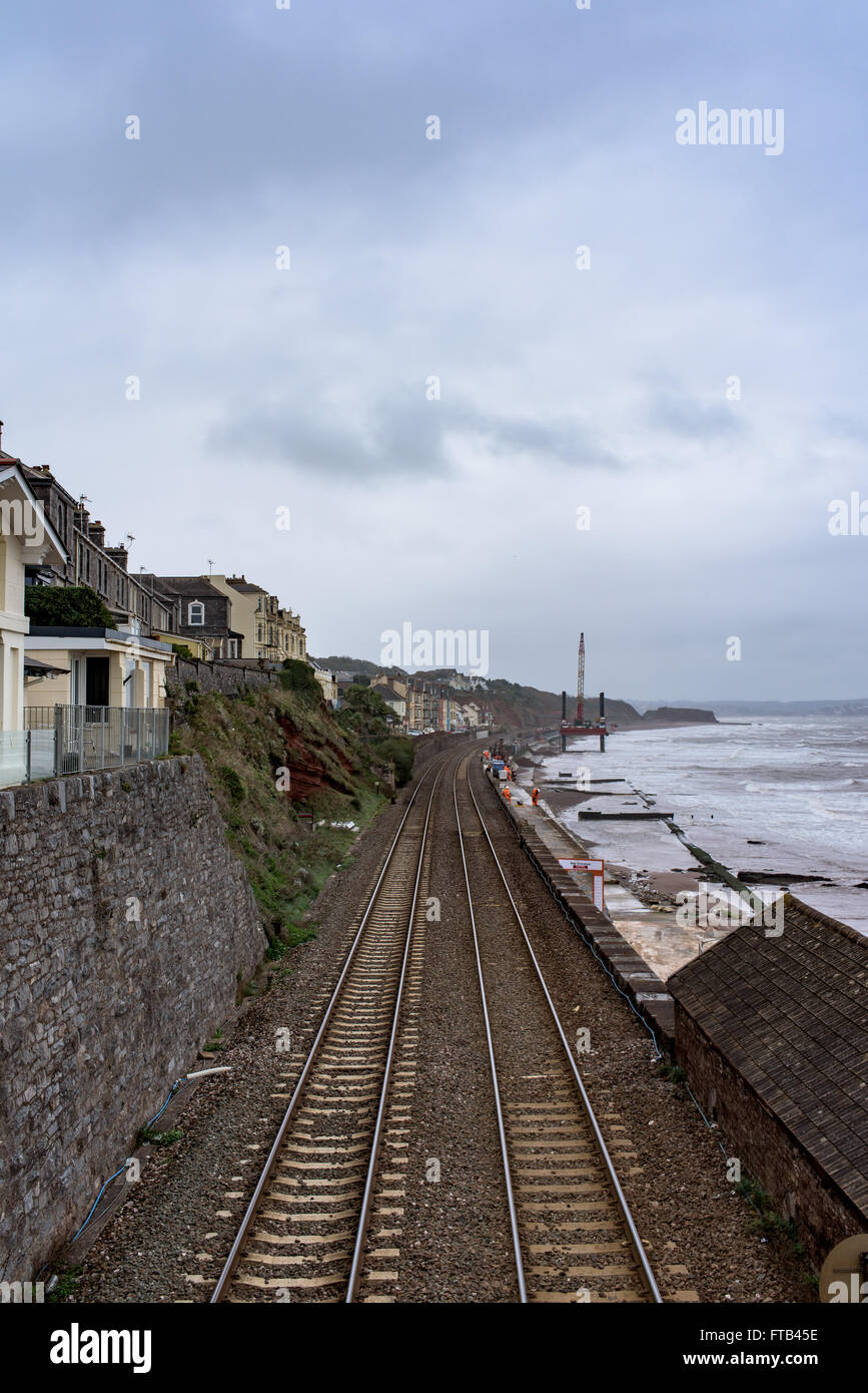 English coastal railways hi-res stock photography and images - Alamy