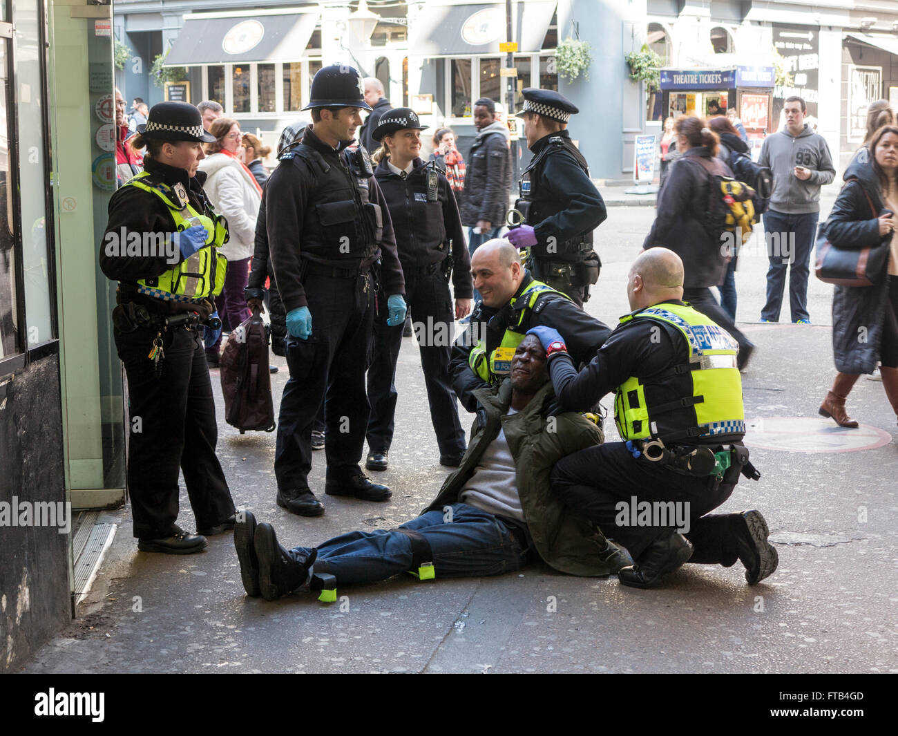 Real police handcuffs hi-res stock photography and images - Alamy