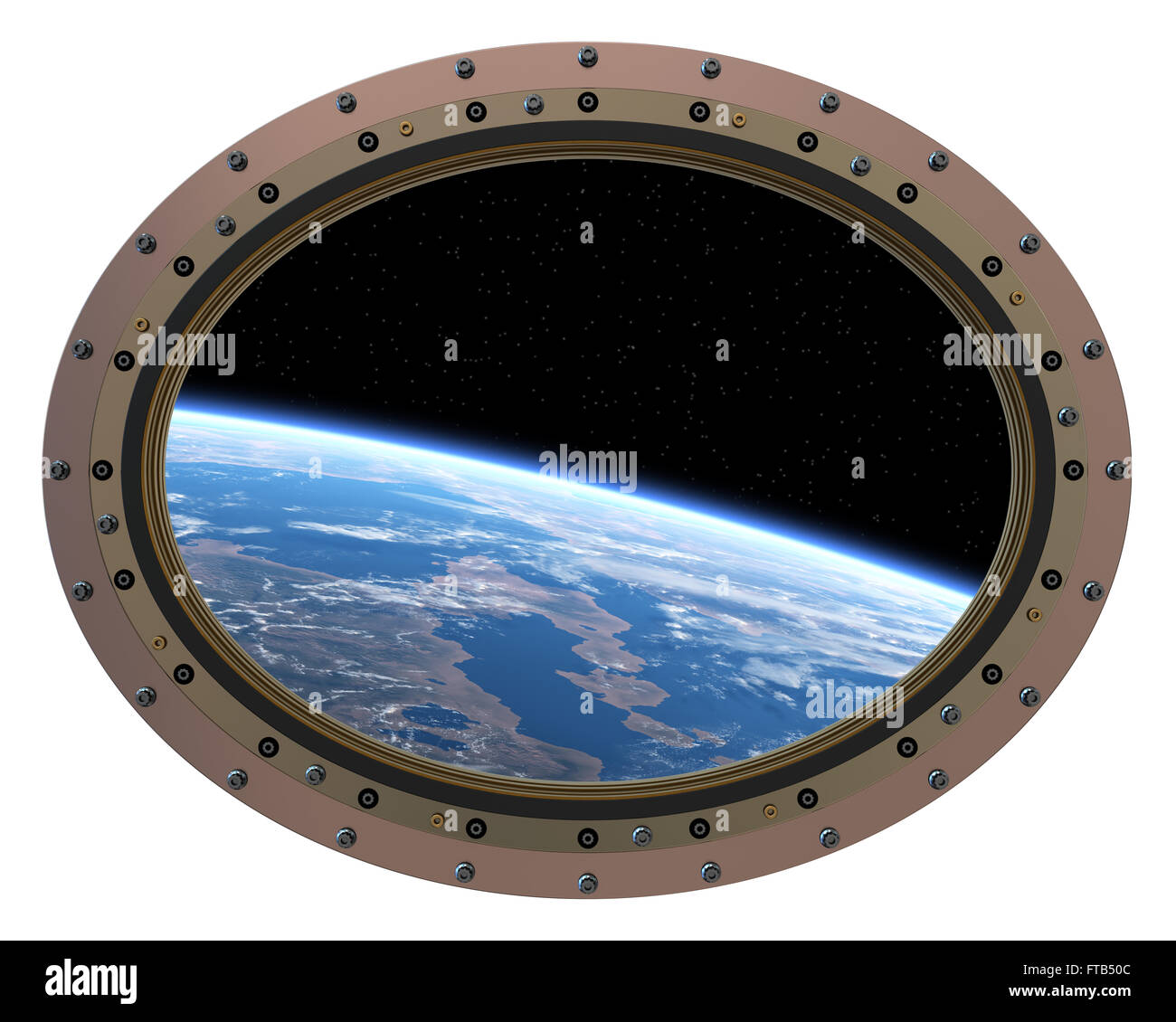Earth planet view from Cut Out Stock Images & Pictures - Alamy