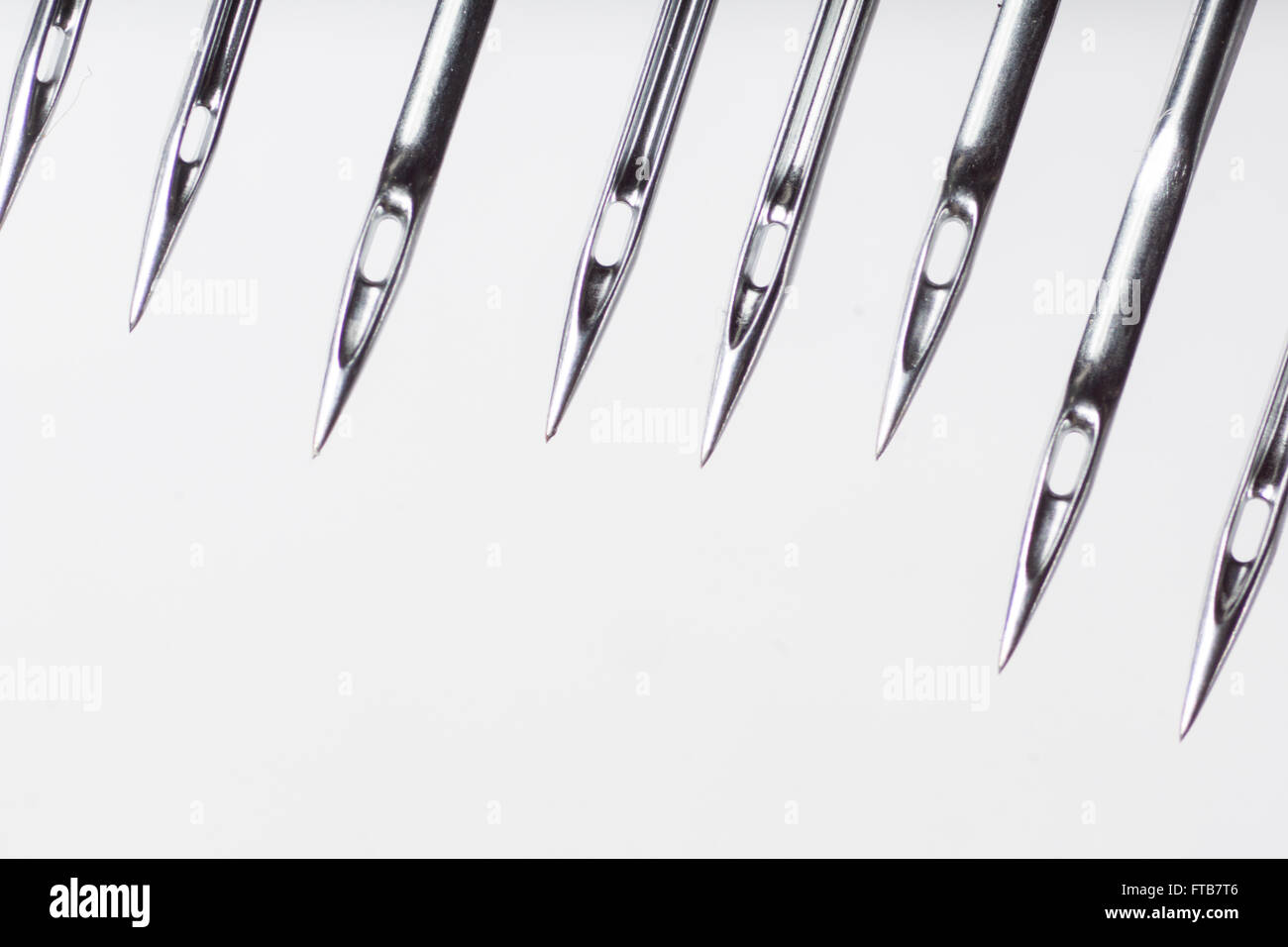 Industrial machine sewing needle. High resolution image depicting ...