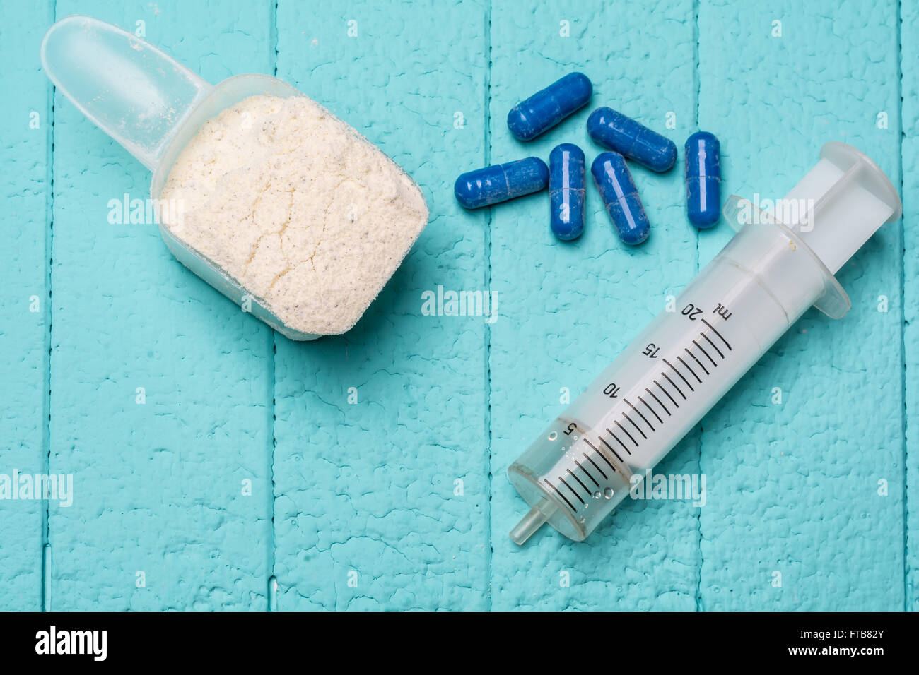 Empty protein powder container hi-res stock photography and images - Alamy