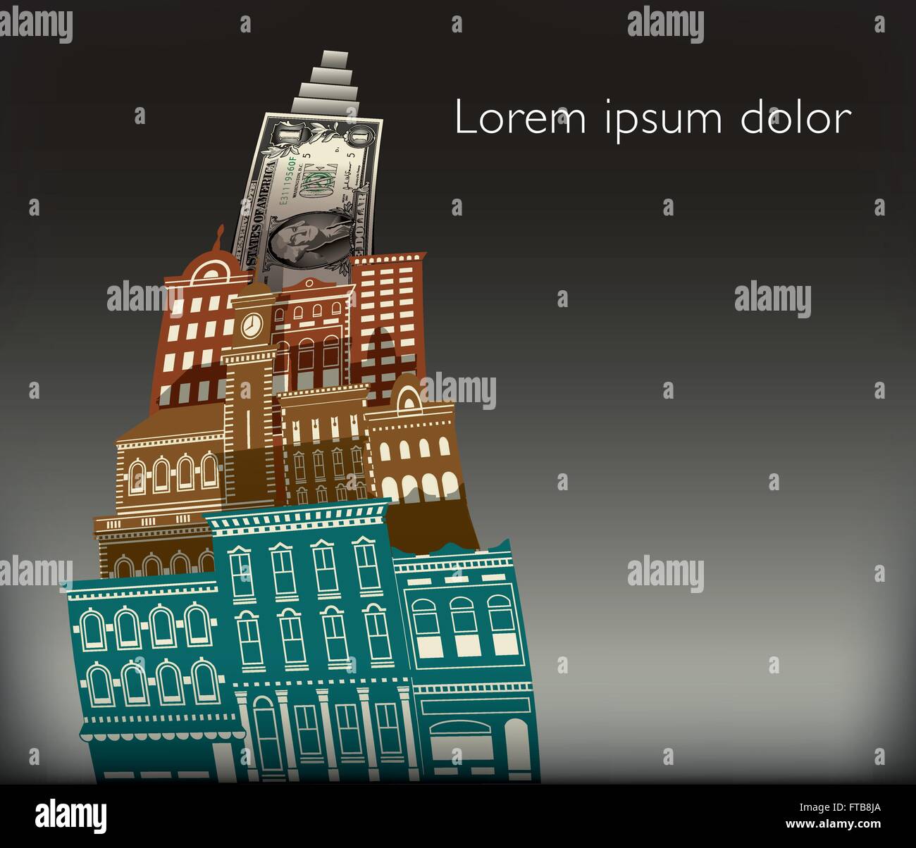 Skyscrape background Stock Vector Images - Alamy