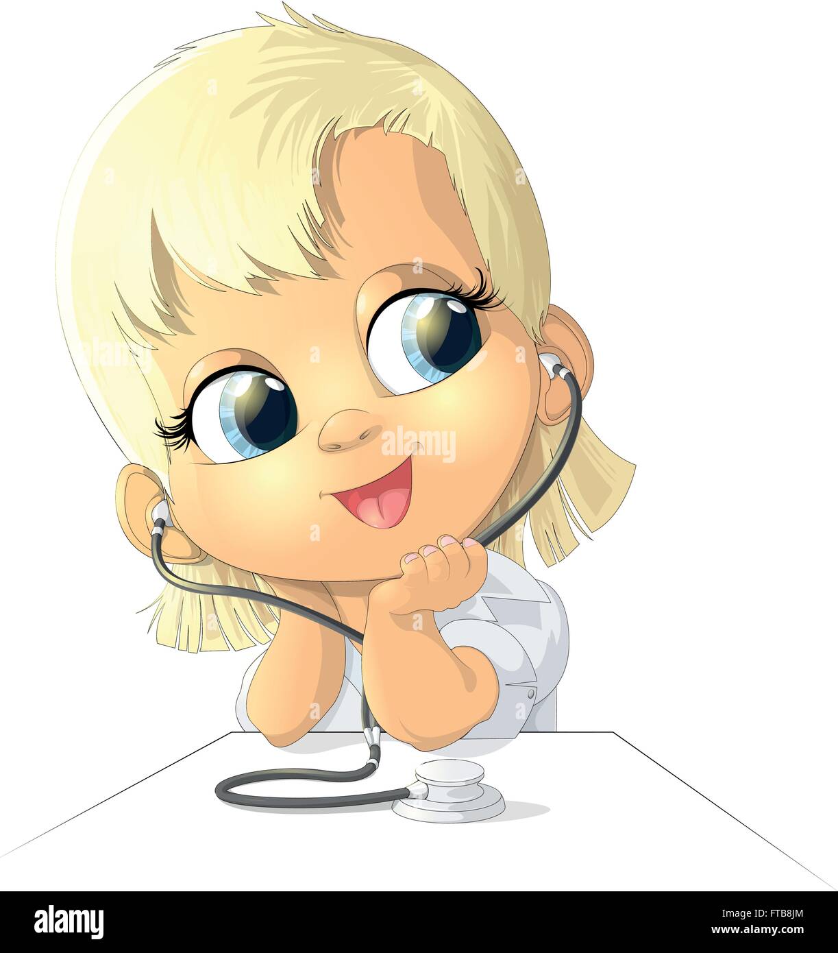 Nurse uniform stethoscope Stock Vector Images - Alamy