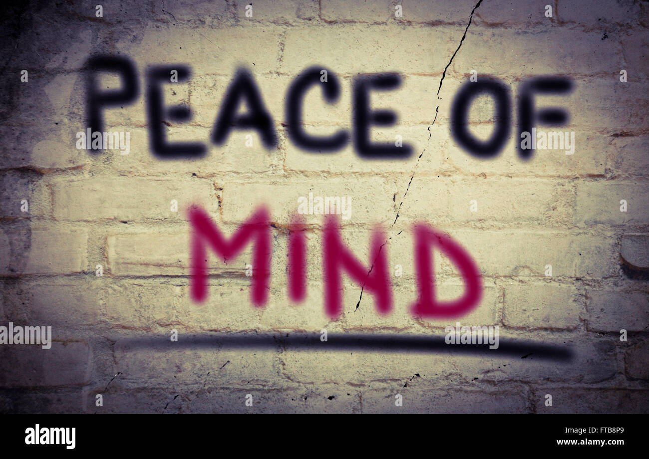 Peace Of Mind Concept Stock Photo - Alamy
